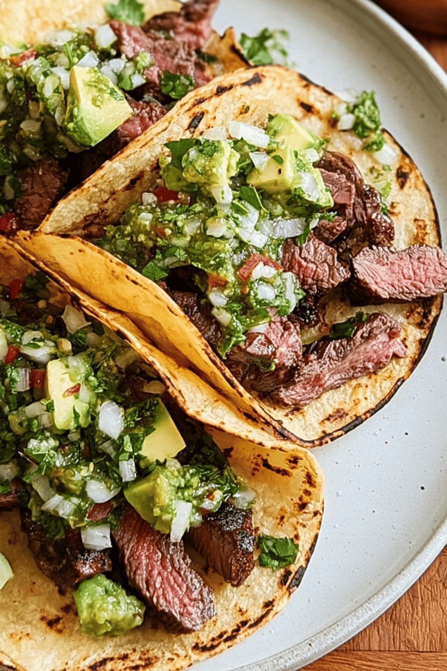 Grilled Steak Tacos Recipe With Fresh Flavorful Toppings